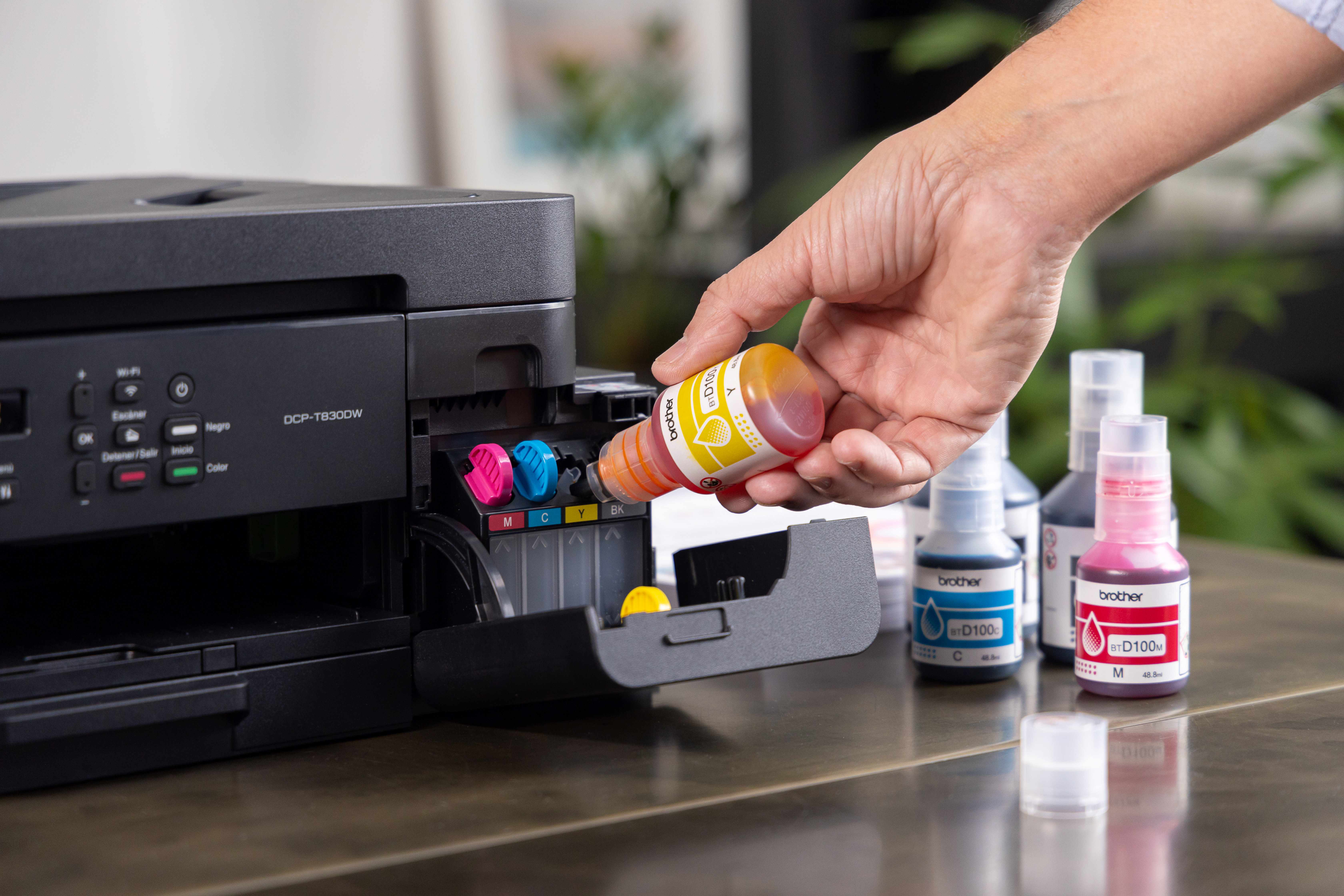 DCPT830DW | Multifuncional Tanque de Tinta InkBenefit Colorida ...